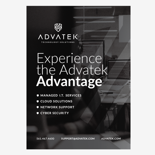 Designs | Sleek and modern newspaper ad for IT service Company ...