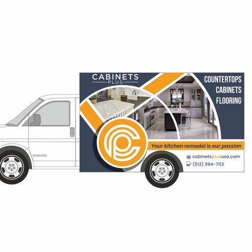 Designs | Cabinets Plus Van Wrap | Car, truck or van wrap contest