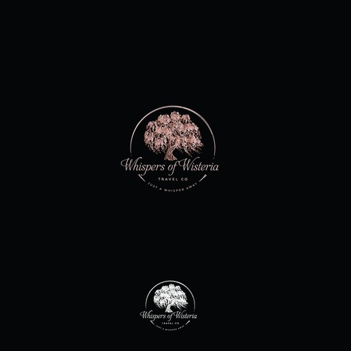 Designs | Wind whispering through Wisteria tree | Logo design contest