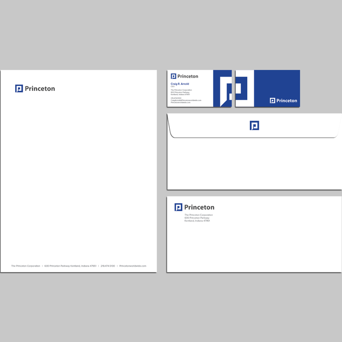 Create a very clean modern letterhead for a national insurance company ...