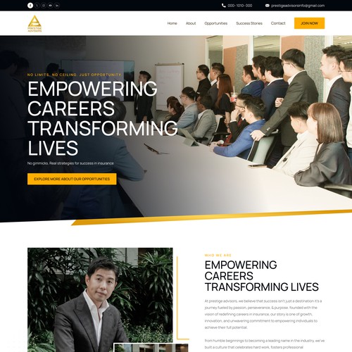 Designs | Top Insurance Agency Redesign | Web page design contest