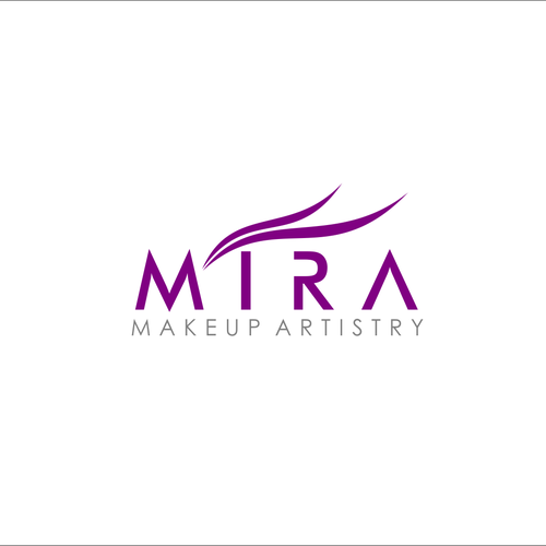 Create a modern, professional and elegant logo for Mira Makeup Artistry ...