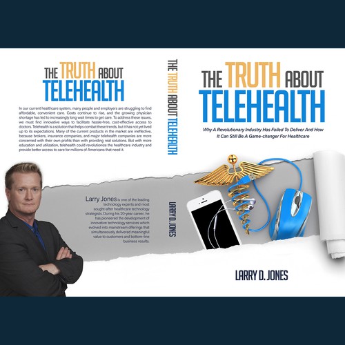 Design an eye catching cover for my healthcare book | Book cover contest