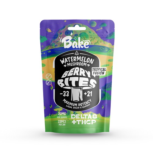 Designs | FUN MUSHROOM GUMMIES POUCH FOR 21+ | Product packaging contest
