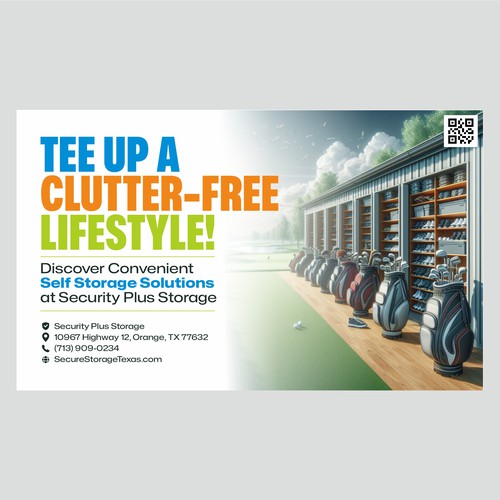Designs | Eye-catching Illustration for Self Storage Ad in Golf ...