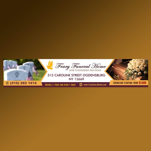 Funeral Home Billboard Design | Signage contest
