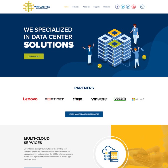 Virtual Tree Redesign | Web page design contest
