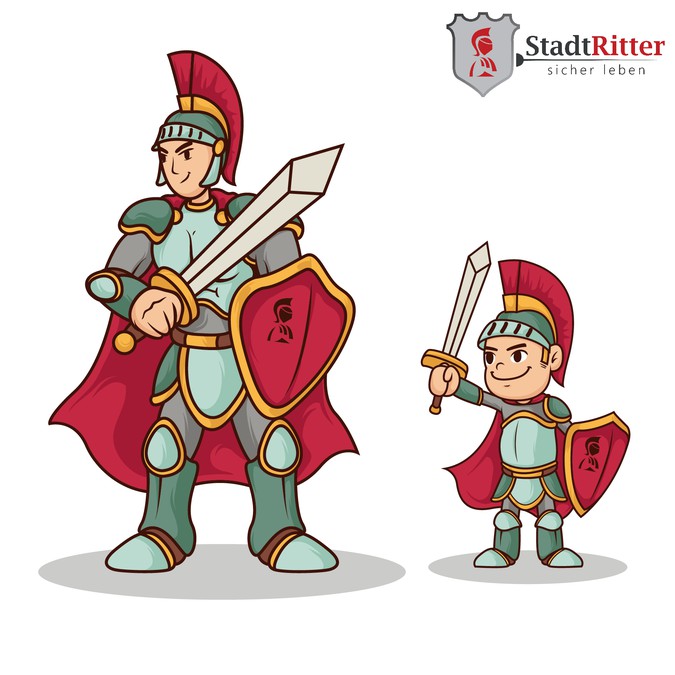 Design a cool and cosy pair of knight avatars for "StadtRitter" | Other ...