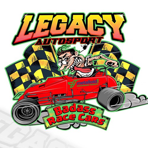 Designs | Design a in your face crazy looking race car logo | Logo ...