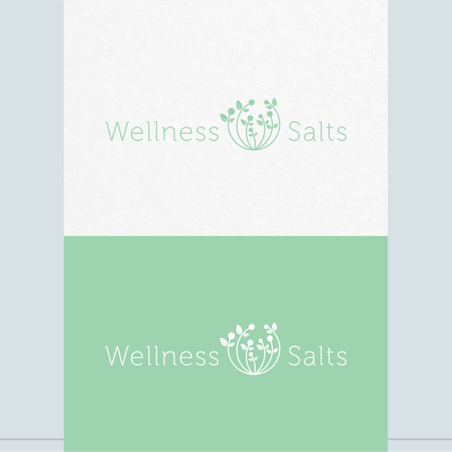 Logo for Wellness Salts a new brand of bath salts appealing to those ...