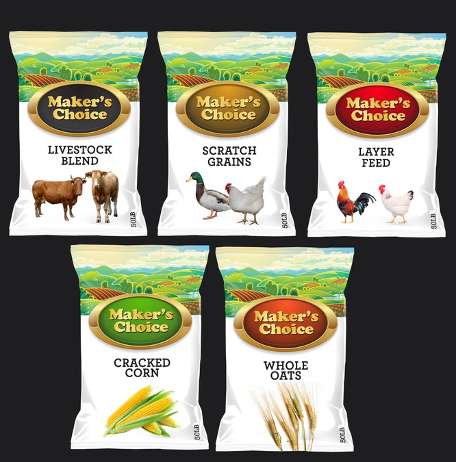 Maker's Choice Feed Bag Design | Product packaging contest