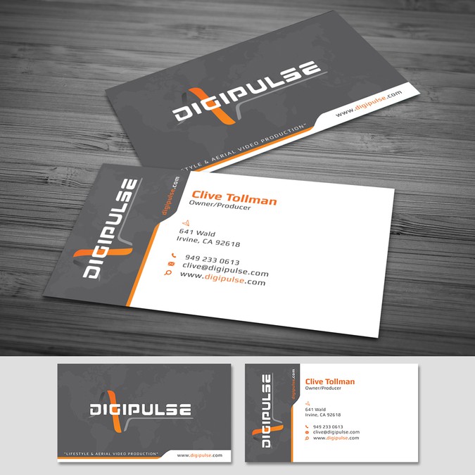 Hip Video Production Company Business Card Design | Business card contest