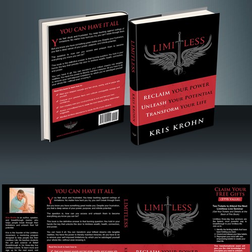 Limitless - Book Cover - Clean, Modern, Minimalistic | Book cover contest