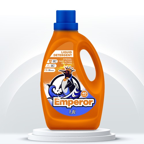 Designs | Label design for liquid detergent brand | Product packaging ...