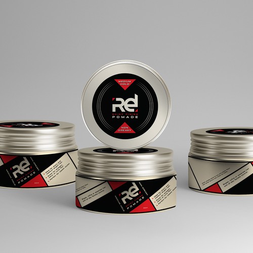Luxury Design for RED Pomades | Product packaging contest