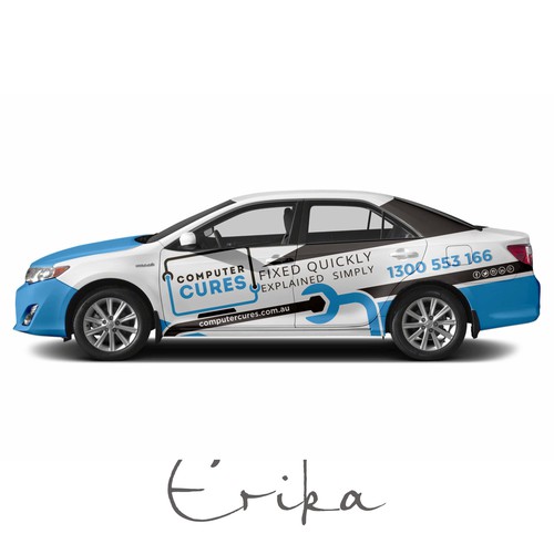 Design a world class Car Wrap for Computer Repair and IT Support ...