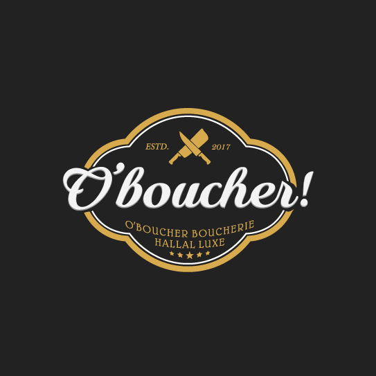 boucherie o'boucher moderne luxuary butchery hallal | Logo design contest