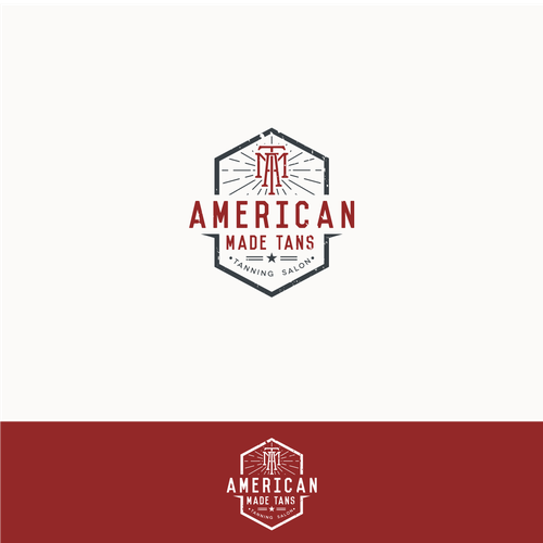 Rugged American rebel theme Tanning Salon called "American Made Tans ...