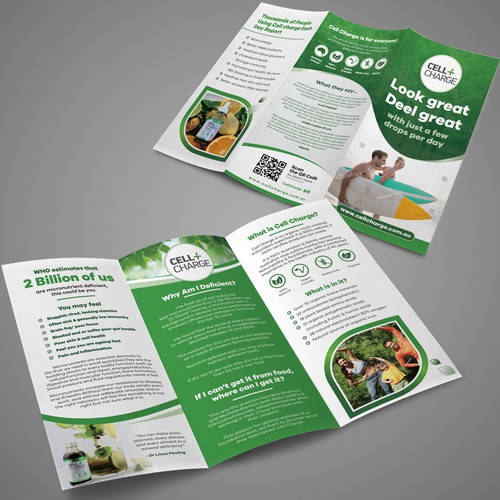 Designs | Brochure design for natural health supplement | Brochure contest
