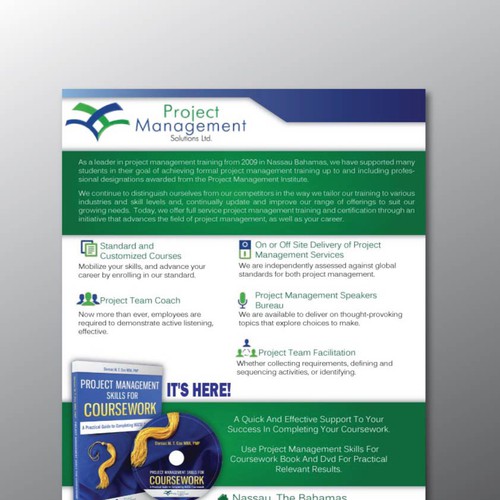 Create a flyer for Project Management Solutions Ltd | Postcard, flyer ...