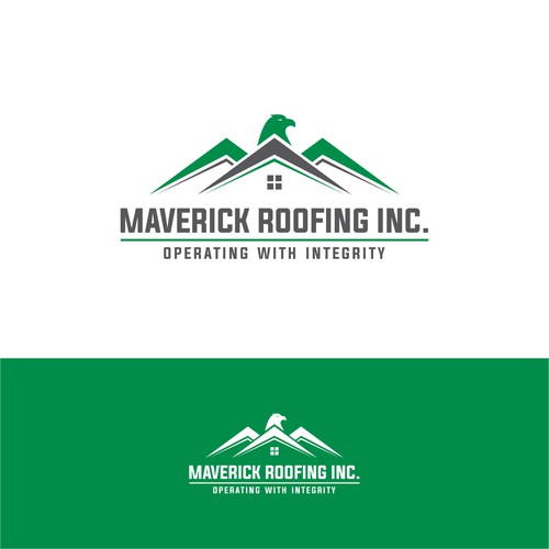 Designs | New Logo - Maverick Roofing | Logo & brand identity pack contest