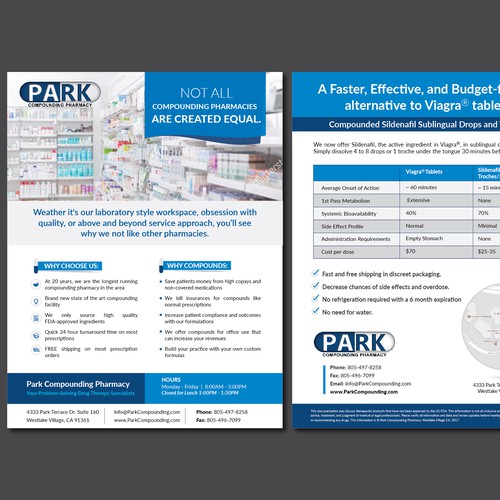 Create a product flyer for innovative pharmacy | Postcard, flyer or ...