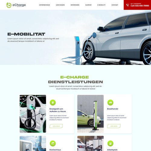 Designs | Gestalte eine neue Webseite für ein Elektro Unternehmen | Web ...