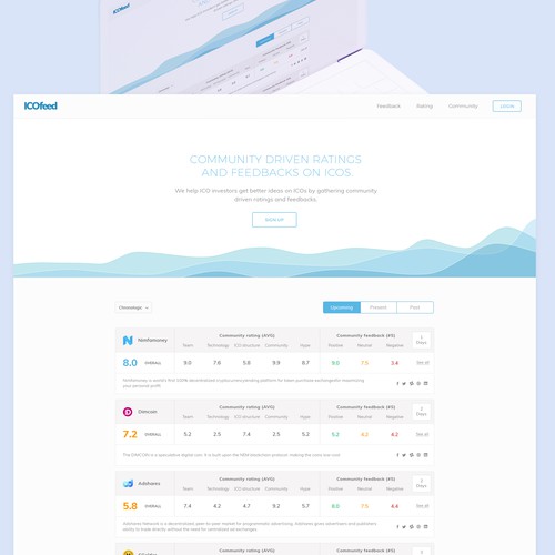 Looking For a Clean Interface Design | Web page design contest
