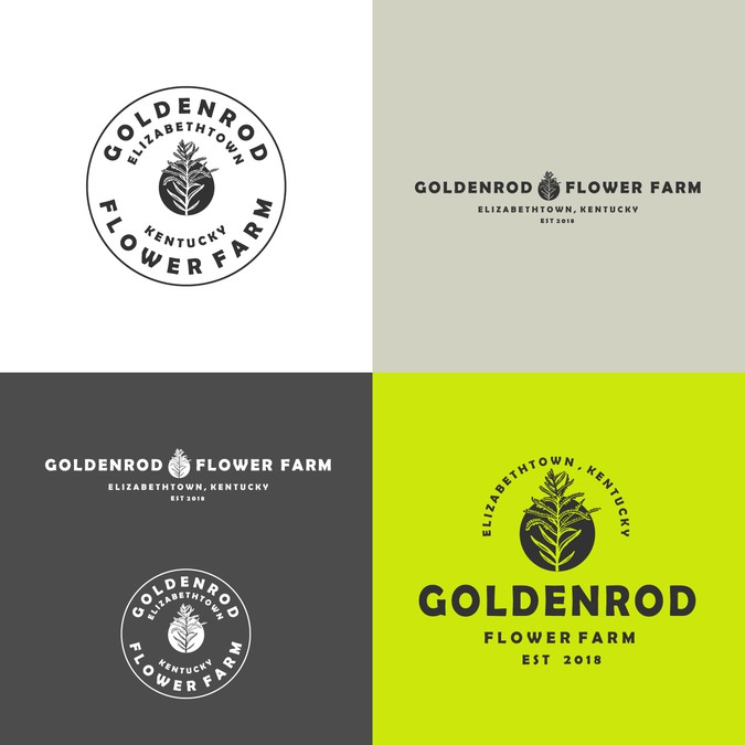 Fresh cut flower farm needs a masculine logo | Logo design contest