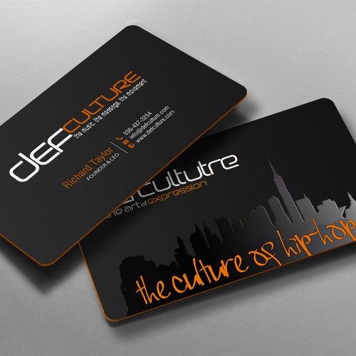 Designs | Hip Hop Business Card | Business card contest
