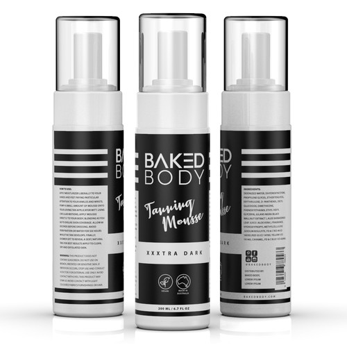 Designs | Bottle Label - Self Tanning Mousse for the Hip/Sexy Woman ...