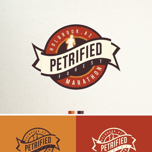 Petrified Forest Marathon Logo | Logo design contest
