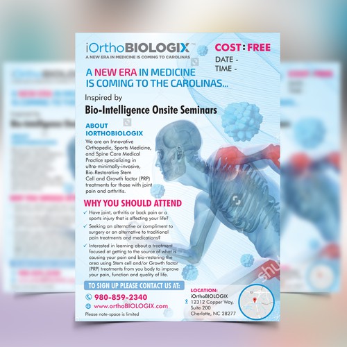 Seminar Flyer for Stem Cell Orthopedic and Sports Medicine Practice ...