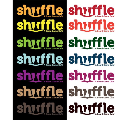 Logo for Shuffle - A Board Game Cafe | Logo design contest