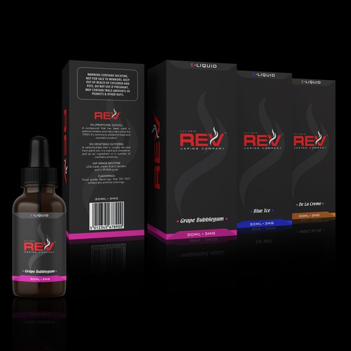 Vaping Company needs design for e-liquid packaging | Product packaging ...