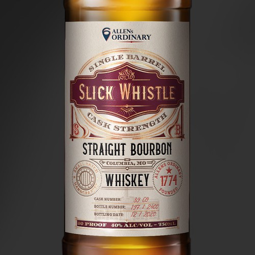 Designs | Bourbon label | Product label contest