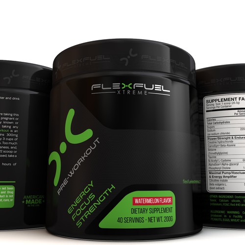 Designs | Create a new generation Product label for a pre-workout ...