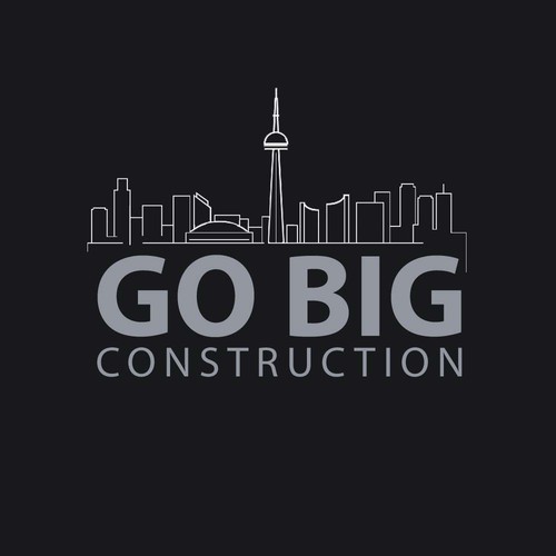 Logo for construction company in Toronto- Go Big Construction. | Logo ...