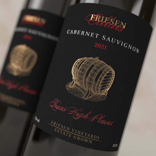 Designs | Design a New Ultra Premium Texas Wine Label | Product label ...