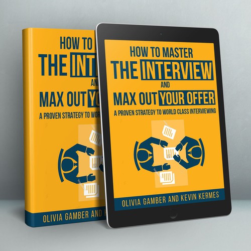 Master the Interview Book Cover Design Contest | Book cover contest