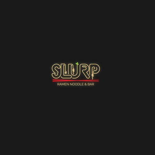 Slurp! The louder you slurp the better it is! | Logo design contest