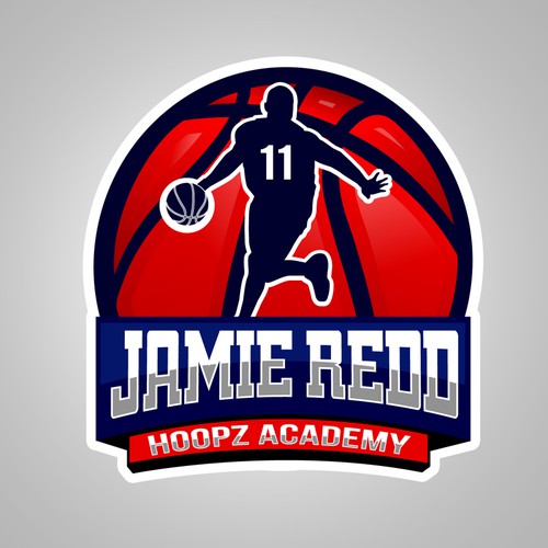 logo for Jamie Redd Hoopz Academy | Logo design contest