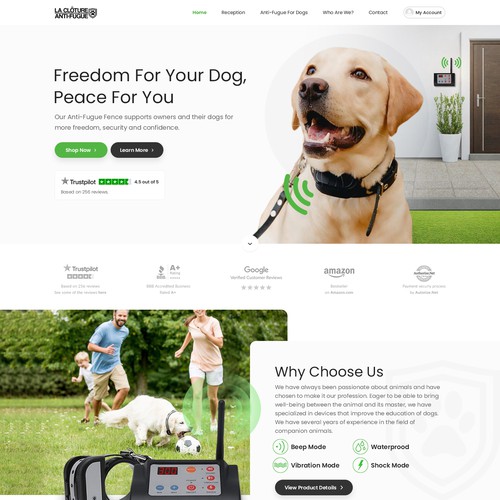 Designs | Ecommerce Pet Store Website Design | Web page design contest