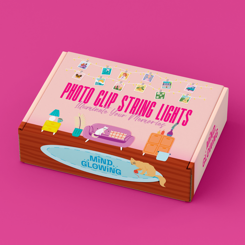 Designs | A cute, trendy & engaging packaging for our Photo Clip String ...