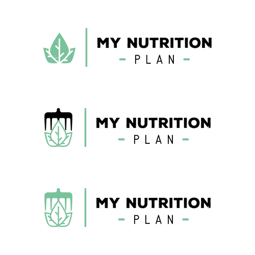 Create a logo with a happy, healthy, organic vibe for My Nutrition Plan ...