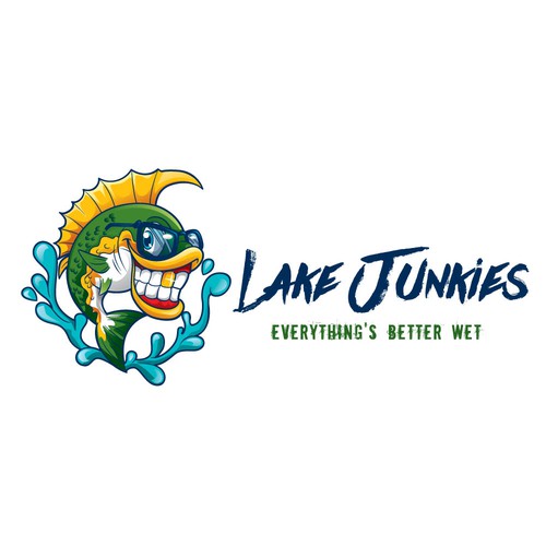 Design a fun fish logo for Lake Junkies | Logo design contest