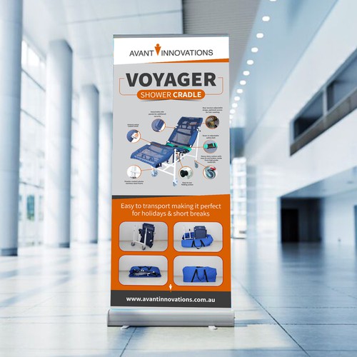 Designs | Voyager introduction banner | Signage contest