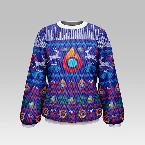 Designs | Design a Festive & Fun 'Ugly Christmas Sweater' Blending ...