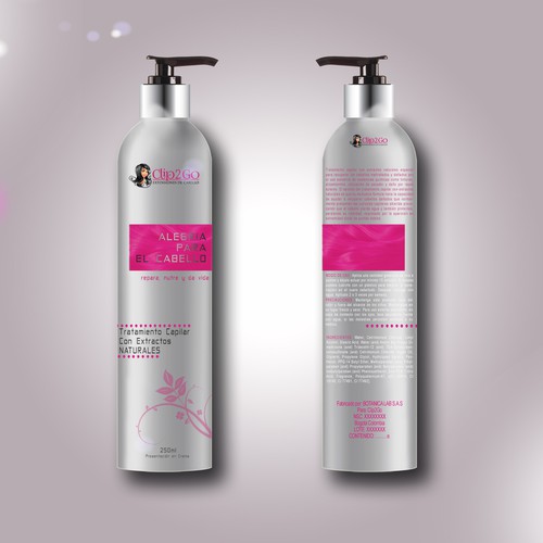 LABEL DESIGN FOR WOMEN COSMETIC HAIR PRODUCT | Product label contest
