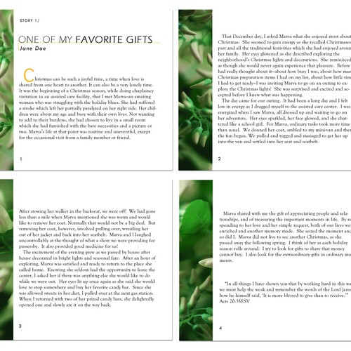 Interior Book Design (4 page spread) for New Women’s Devotional | Print ...